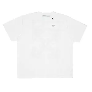 Off-White Off Oversized Abstract Arrows Embroidered T-shirt - White/black