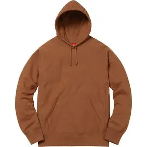 Supreme Embossed Logo Hooded Sweatshirt - Rust