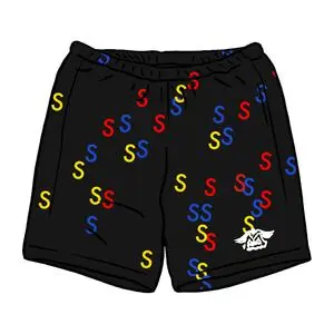 Supreme Embroidered Sweatshort - Black