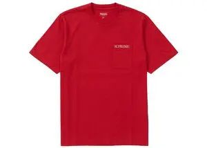 Supreme Embroide Pocket Tee Shirt