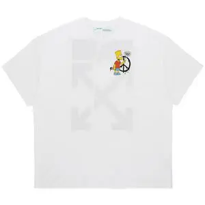 Off-White Off Oversized Bart T-shirt - White