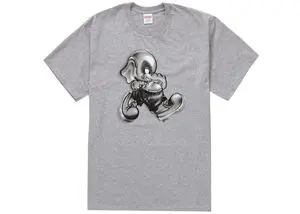 Supreme Elephant Tee Shirt - Heather Grey