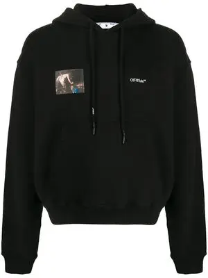 Off-White Oversize Fit Caravaggio Angel Hoodie