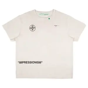 Off-White Off Oversized Diag Stencil T-shirt - White
