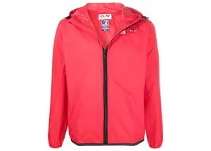 Play Comme Des Garcon X K Way Packable Jacket - Red