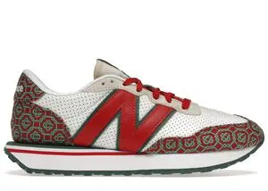 NEW BALANCE New Balance 237 Casablanca Monogram Sneakers White/red/green