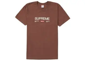 Supreme Est. 1994 Tee Shirt - Brown