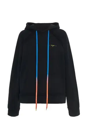 Off-White Oversized Acrylic Arrows Hoodie - Black/yellow