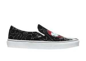 VANS Classic Slip-on 'the Nightmare Before Christmas' Jack And Sally - Black