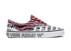 VANS Era Ashley Williams Tiger Jugsin Sneakers - Pink/true White