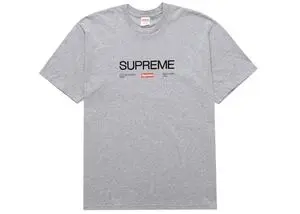 Supreme Est. 1994 Tee Shirt - Heather Grey