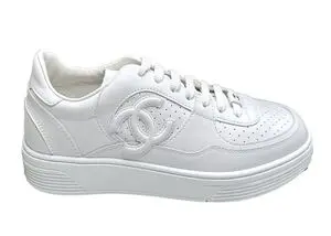 Chanel 23 A Collection Leather Sneakers