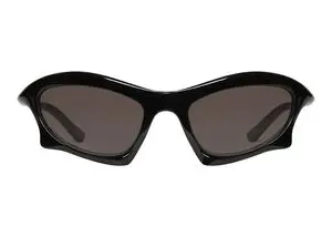 Balenciaga Bat Rectangle Sunglasses - Black