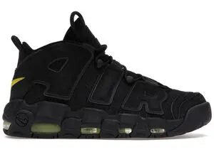 Nike Air More Uptempo Sneakers - Black/volt