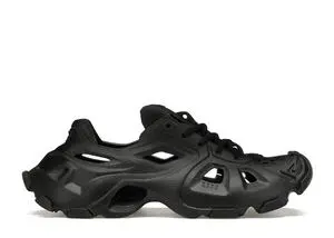 Balenciaga Hd Lace Up Sneaker - Black
