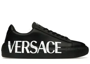 Versace Medusa Greca Low Sneakers - Black/white
