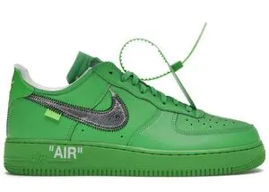 Nike Force 1 Low Off-white - Light Green Spark/metallic Silver