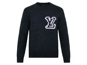 LOUIS VUITTON Intarsia Crewneck Sweatshirt