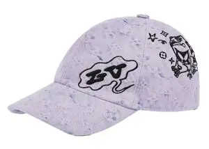 LOUIS VUITTON Denim Mng Bleached Cap - Lilac Denim