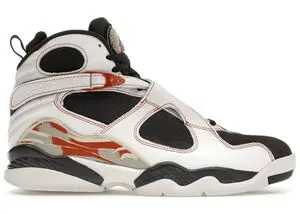 JORDAN 8 Retro Sneakers - White/anthracite/dark Orange