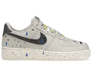 Nike Air Force 1 Low Paint Splatter Sneakers - Light Bone/black/sail