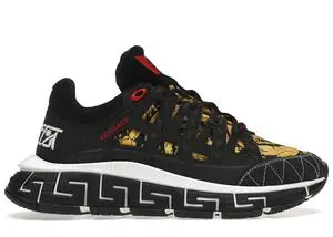 Versace Trigreca Barocco Print Sneakers