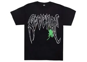 REVENGE Spider T-shirt - Black/green