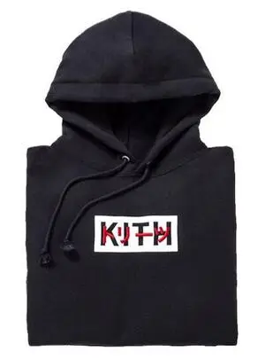 Kith Drawstring Sweatshirts Hoodies For Men