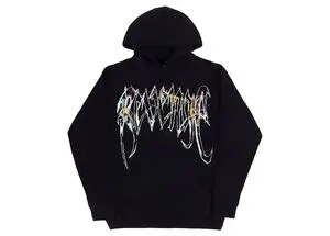 REVENGE Printed Hoodie - Black