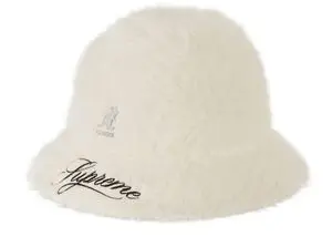 Supreme Kangol Furgora Casual Bucket Hat - White