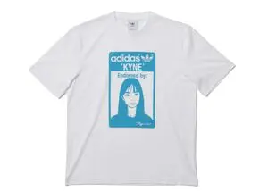 Adidas Stan Smith Kyne Graphic Tee Shirt - White/blue