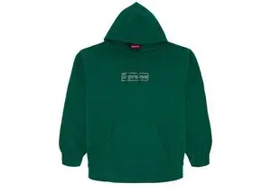 Supreme Kaws Chalk Logo Hooded Sweatshirt - Light Pine
