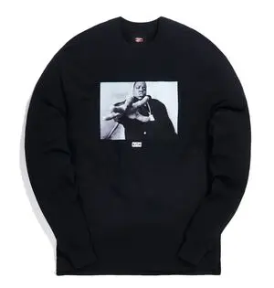 Kith X Biggie Gimme The Loot Long Sleeve Tee Shirt Black
