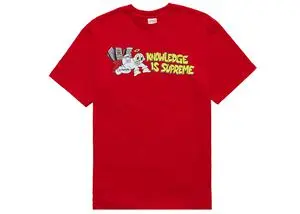 Supreme Knowledge Tee Shirt - Red