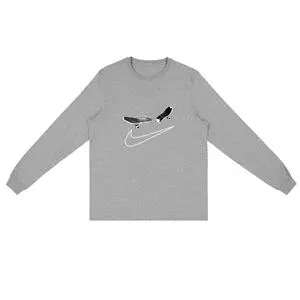 TRAVIS SCOTT Cactus Jack For Nike Sb Longsleeve T-shirt Ii - Grey