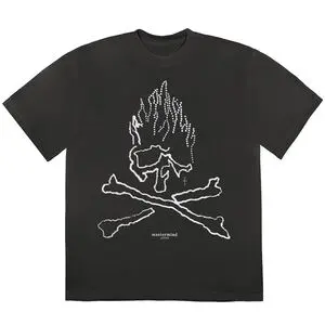 TRAVIS SCOTT Cactus Jack For Mastermind Skull T-shirt - Black