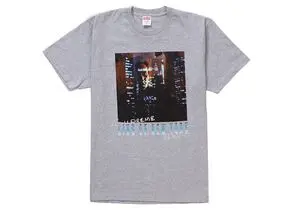 Supreme King Of New York Tee Shirt - Heather Grey