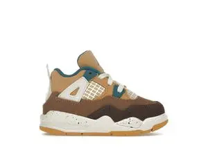 JORDAN 4 Retro Toddler Sneakers - Cacao Wow/geode Teal/ale Brown