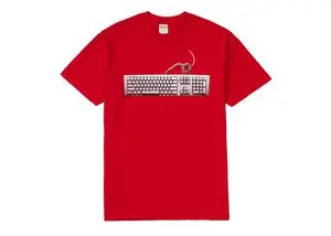 Supreme Keyboard Tee Shirt - Red