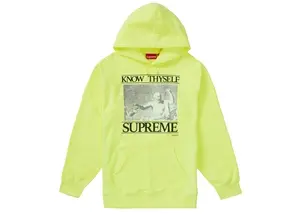Supreme Know Thyself Hooded Sweatshirt - Bright Yellow