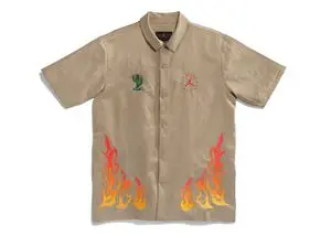 TRAVIS SCOTT Cactus Jack X Jordan Button Down Shirt