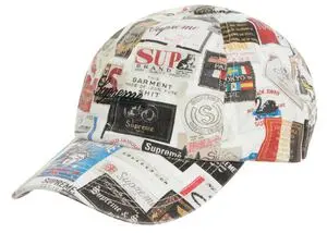 Supreme Labels 6-panel Cap - White