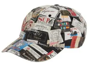 Supreme Labels 6-panel Cap - Black