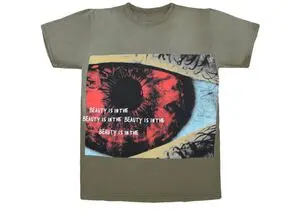 TRAVIS SCOTT Eye Tee Shirt - Green