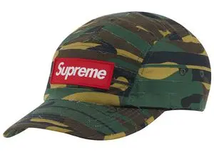 Supreme Layered Camo Camp Cap - Green