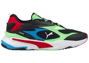 PUMA Rs-fast Sneakers - Black/elektro Green/high Risk Red