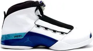 JORDAN 17 Og Wizards Home Sneakers - White/college Blue/black