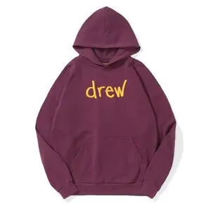Drew House Scribble Embroidery Hoodie - Berry