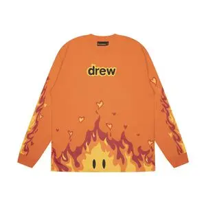 Drew House Fire Long Sleeve T-shirt