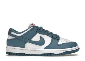 Nike Dunk Low South Beach Sneakers - Emerald Green/white/red